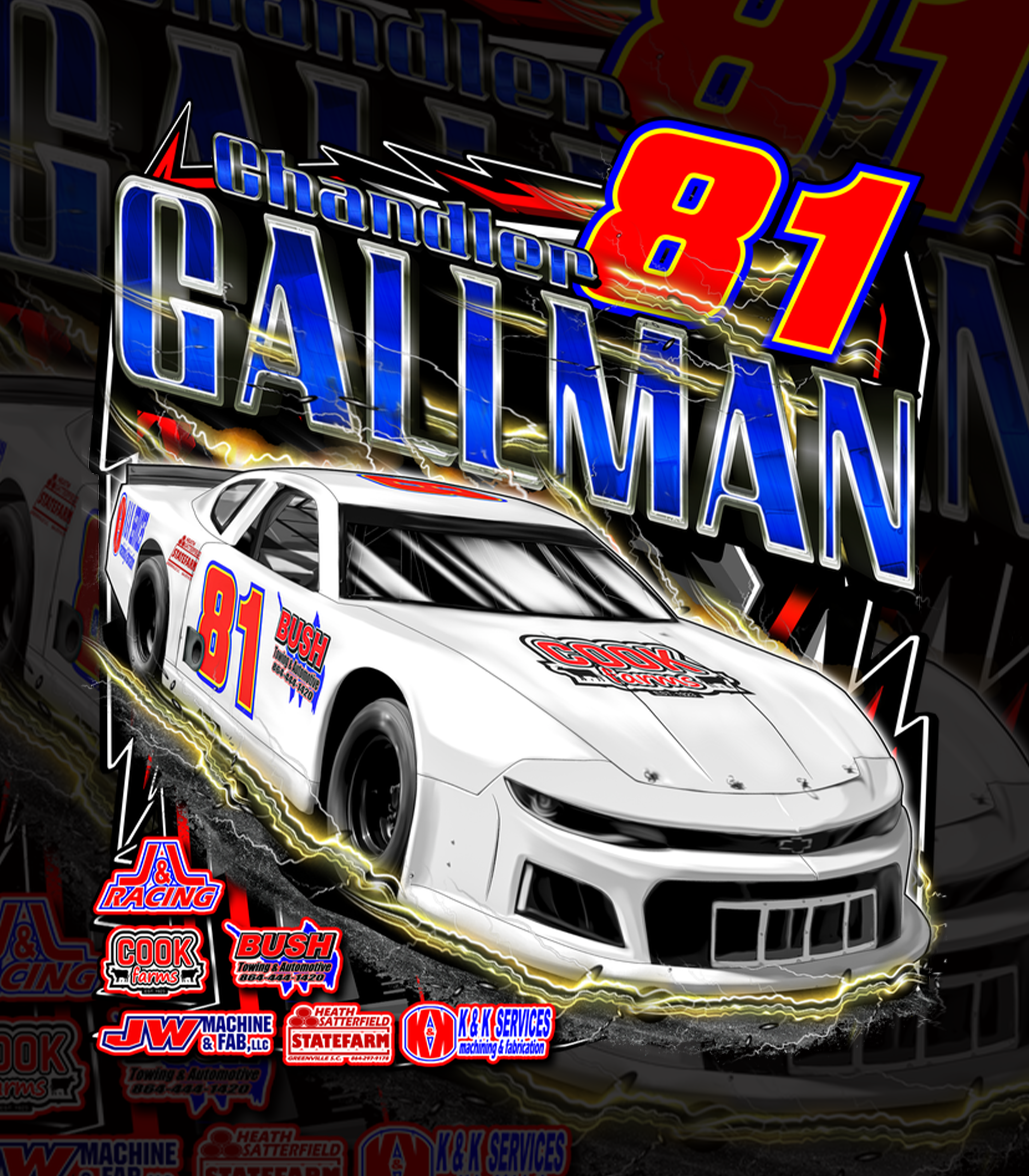 Gallman Racing – Black Acid Apparel