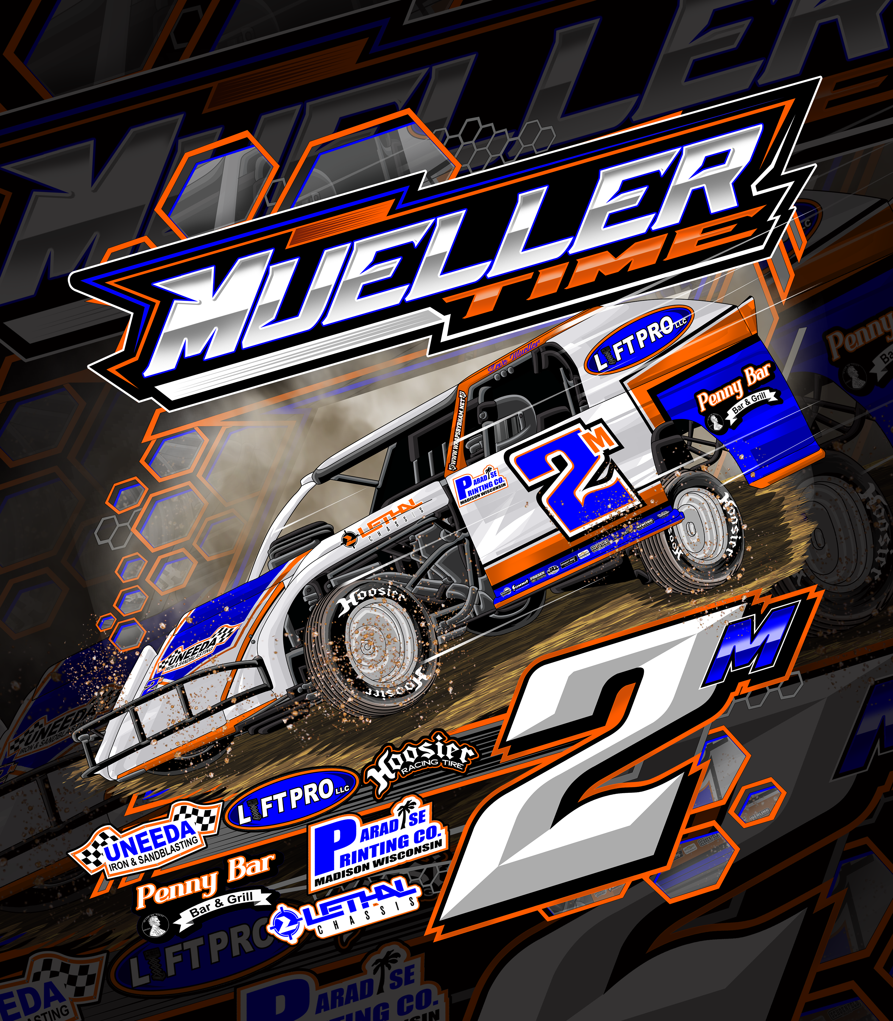 Mueller Racing – Black Acid Apparel