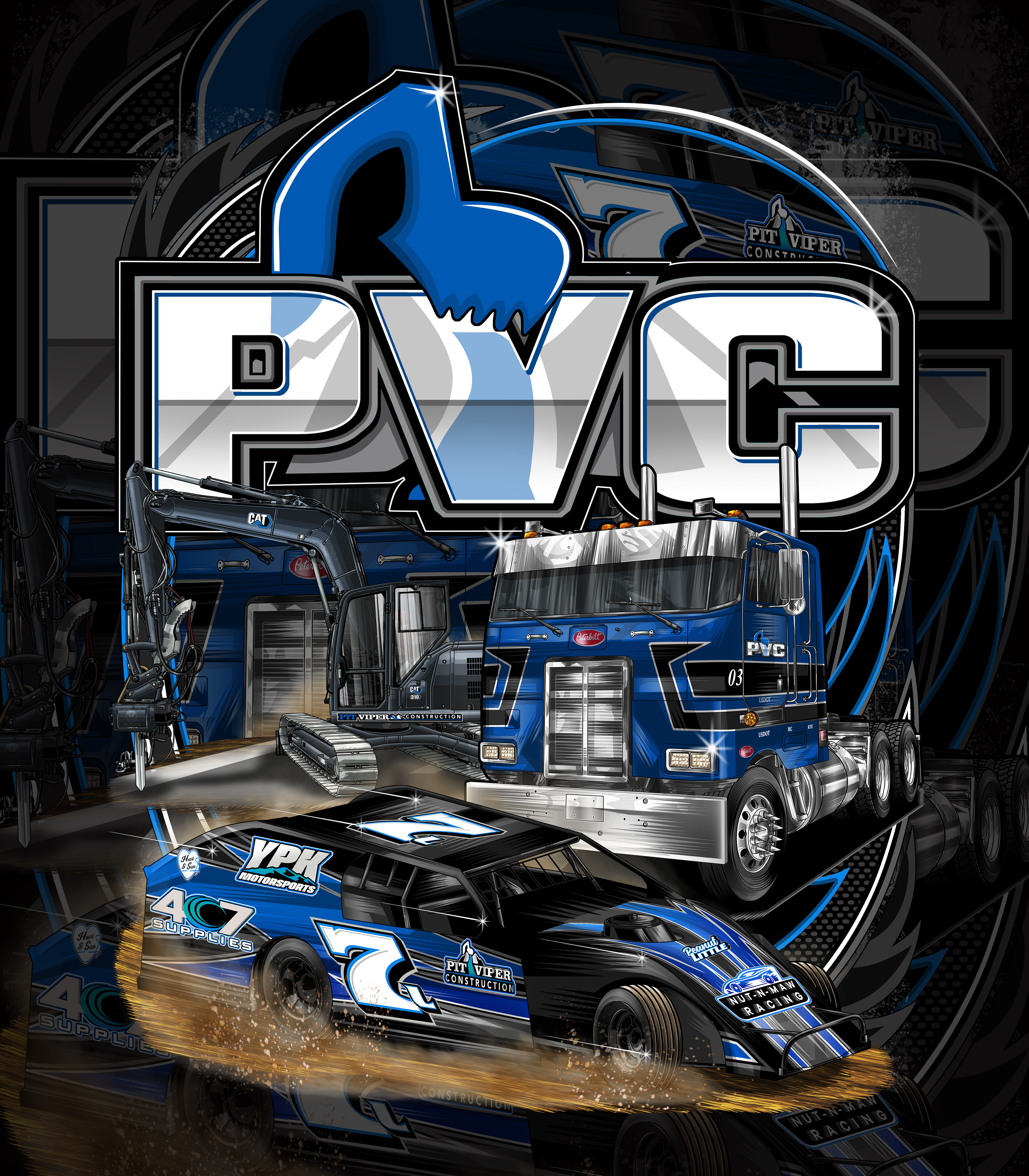 PVC Racing 2025 – Black Acid Apparel