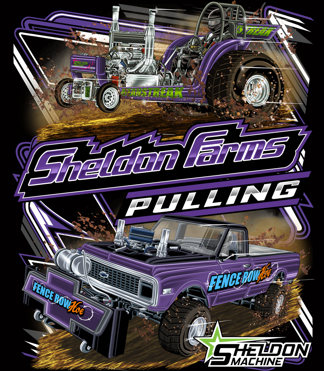 Sheldon Farms Pulling – Black Acid Apparel