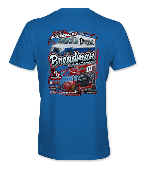 Breadman Racing T-Shirts - Black Acid Apparel