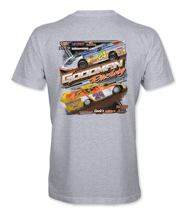 Goodman Racing T-Shirts - Black Acid Apparel