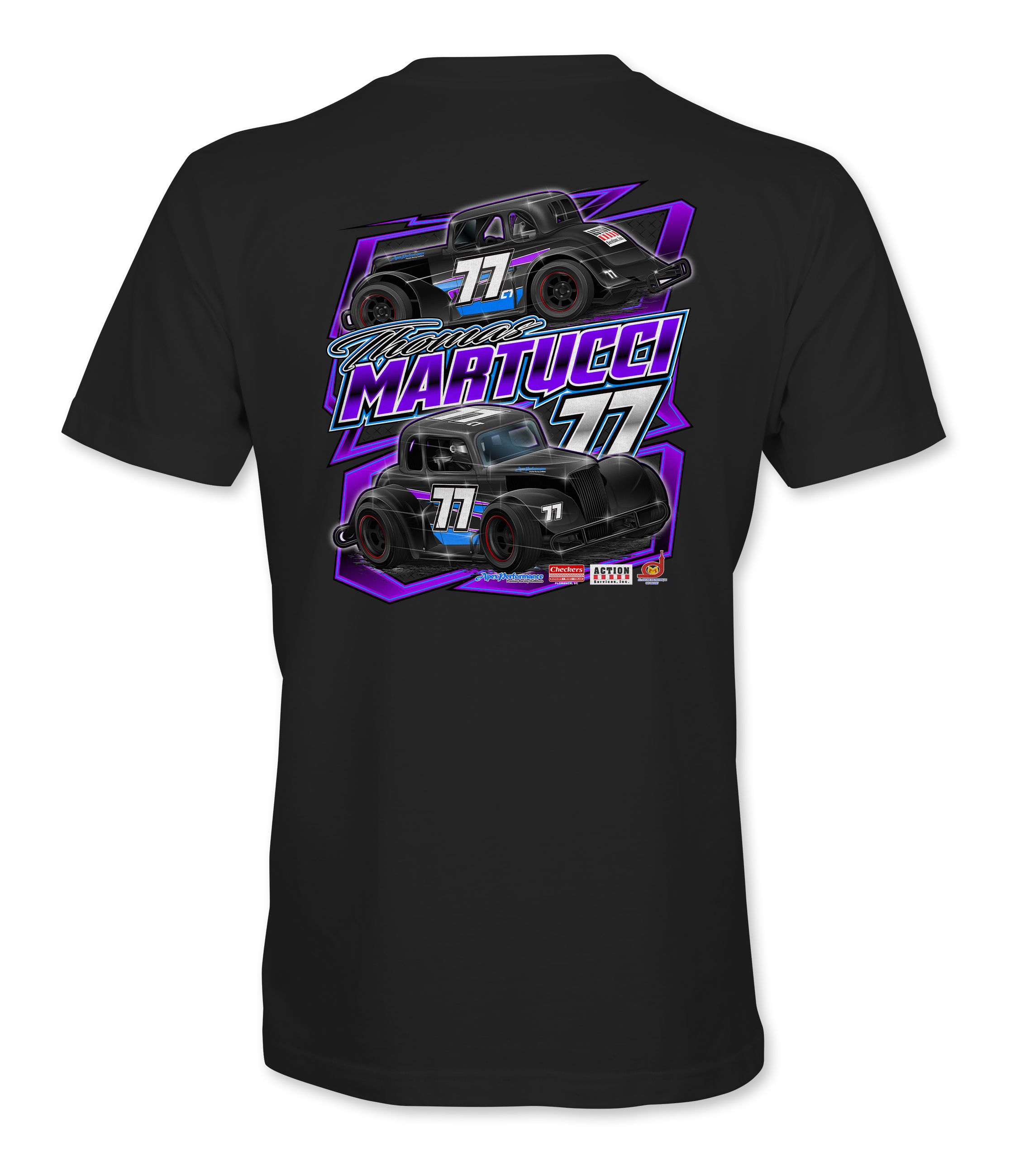 Thomas Martucci Jr. T-Shirts – Black Acid Apparel