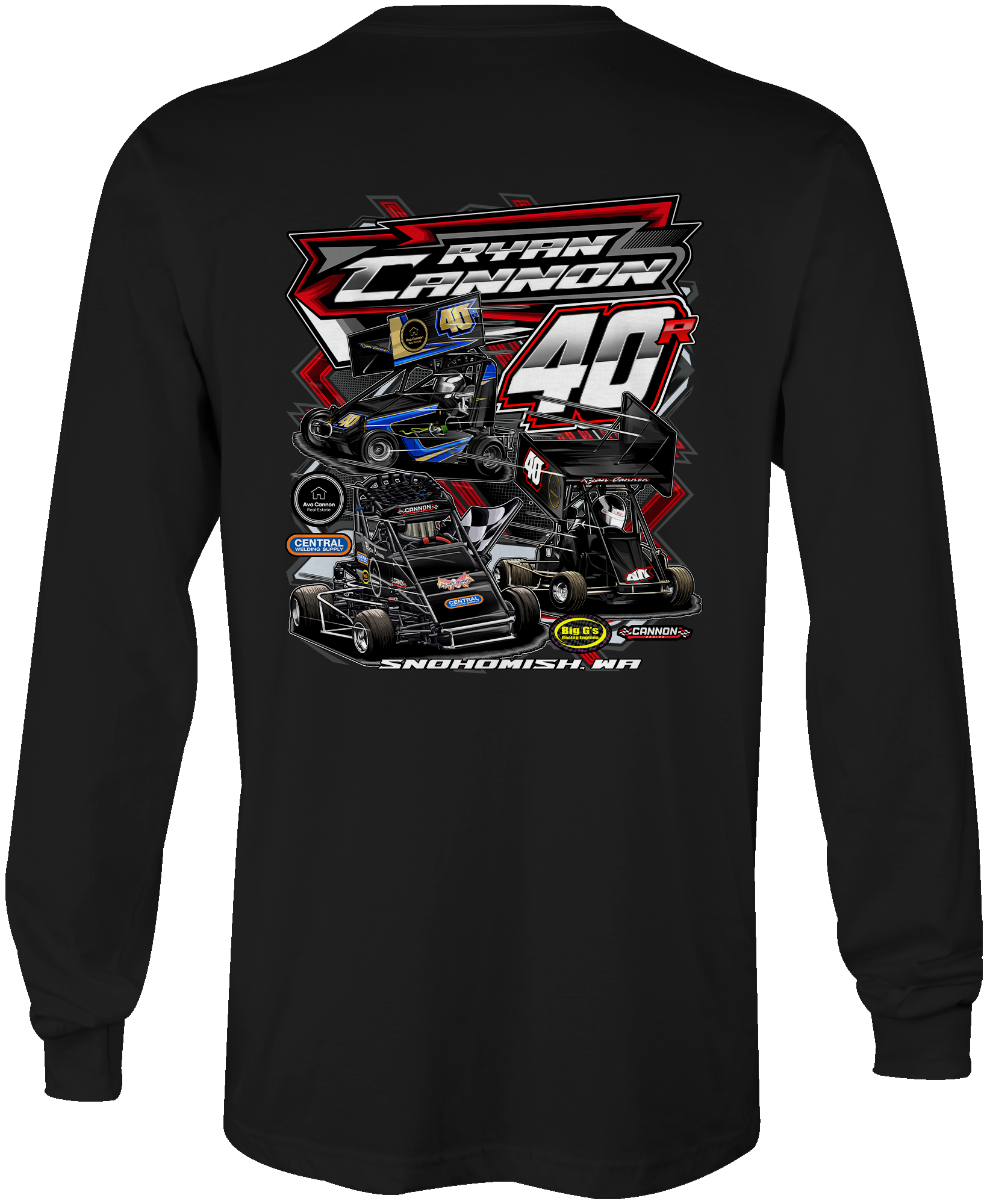 Ryan Cannon Long Sleeves – Black Acid Apparel