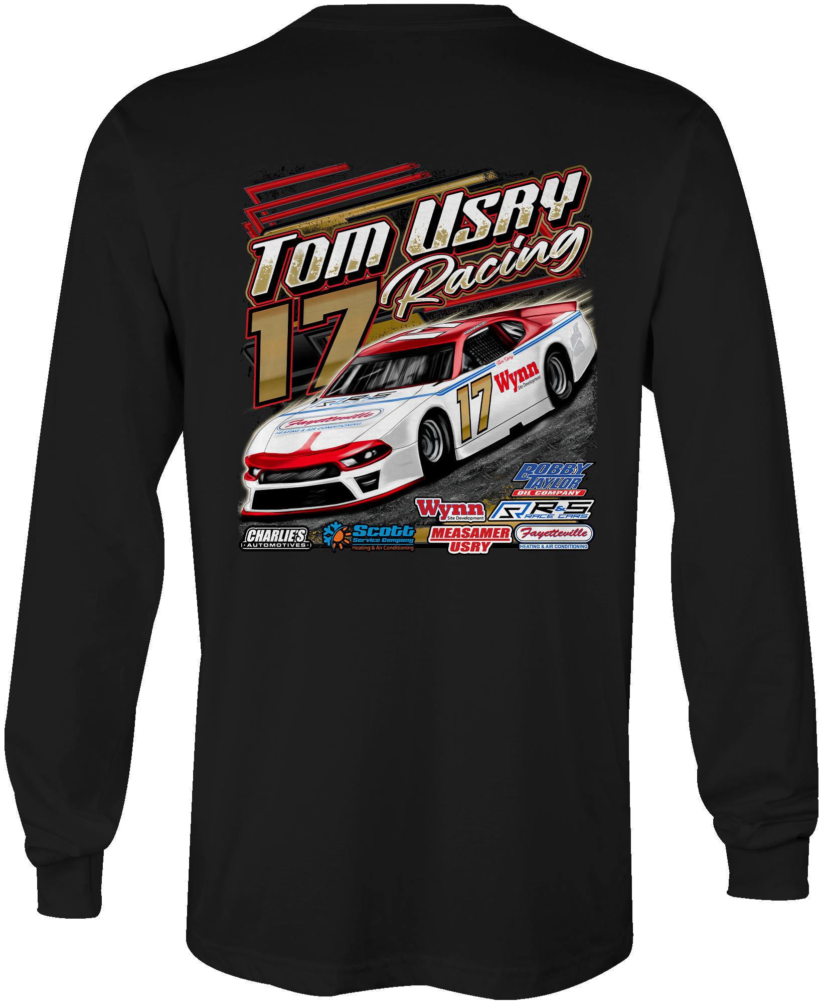 Tom Usry Racing - Kaden Honeycutt Long Sleeves – Black Acid Apparel