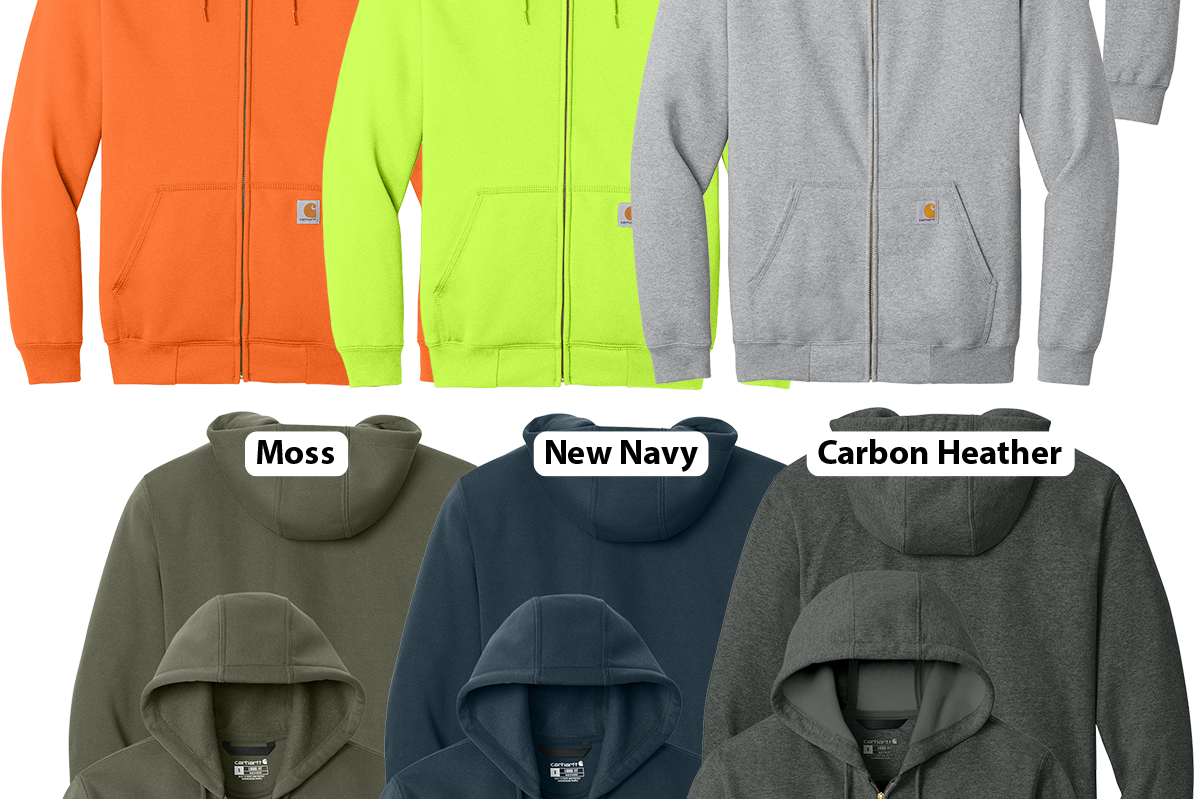 Drew Eldridge 2025 Carhartt Midweight Full-Zip Hoodie – Black Acid Apparel