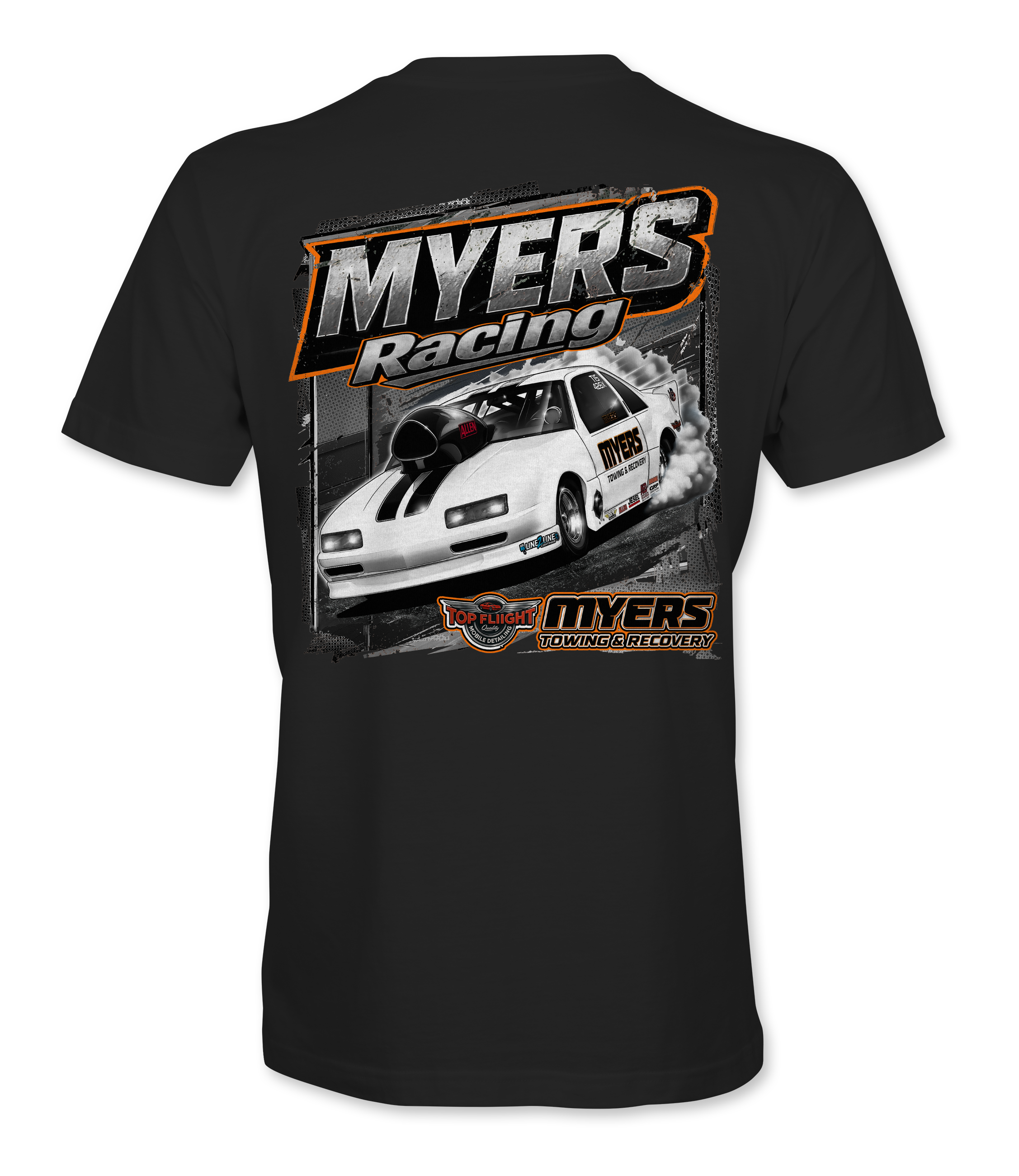 Myers Racing 2025 T-Shirts – Black Acid Apparel