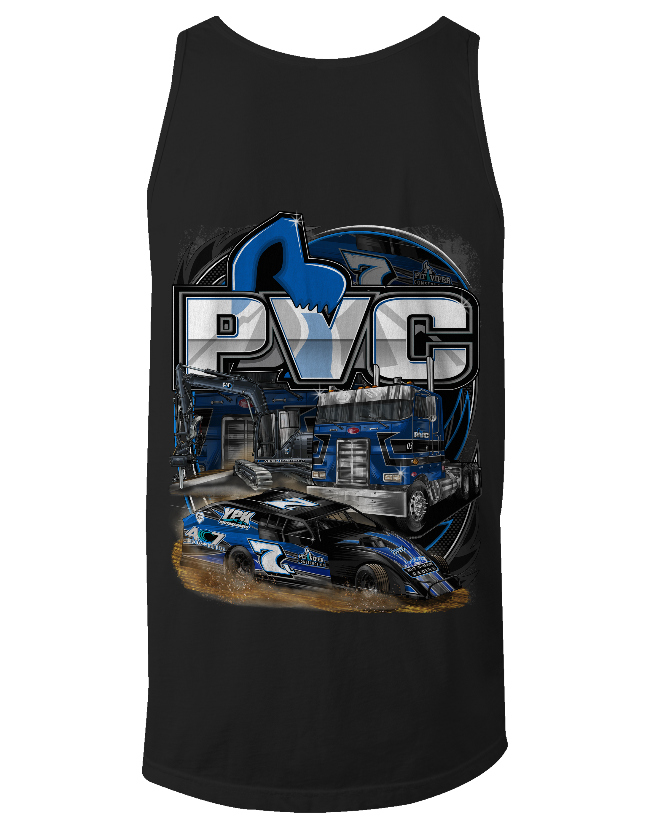 PVC Racing 2025 Tank Tops – Black Acid Apparel