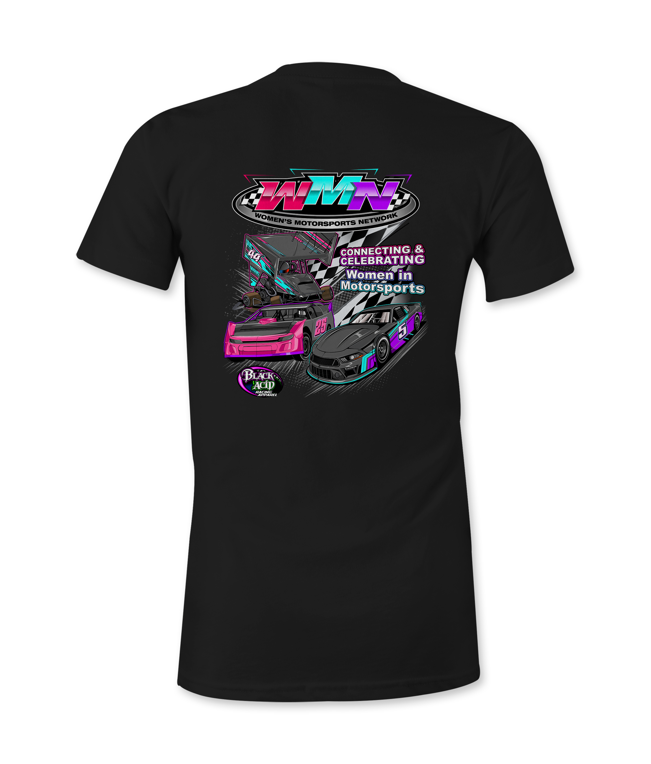 Women's Motorsports Network Ladies Shirts – Black Acid Apparel