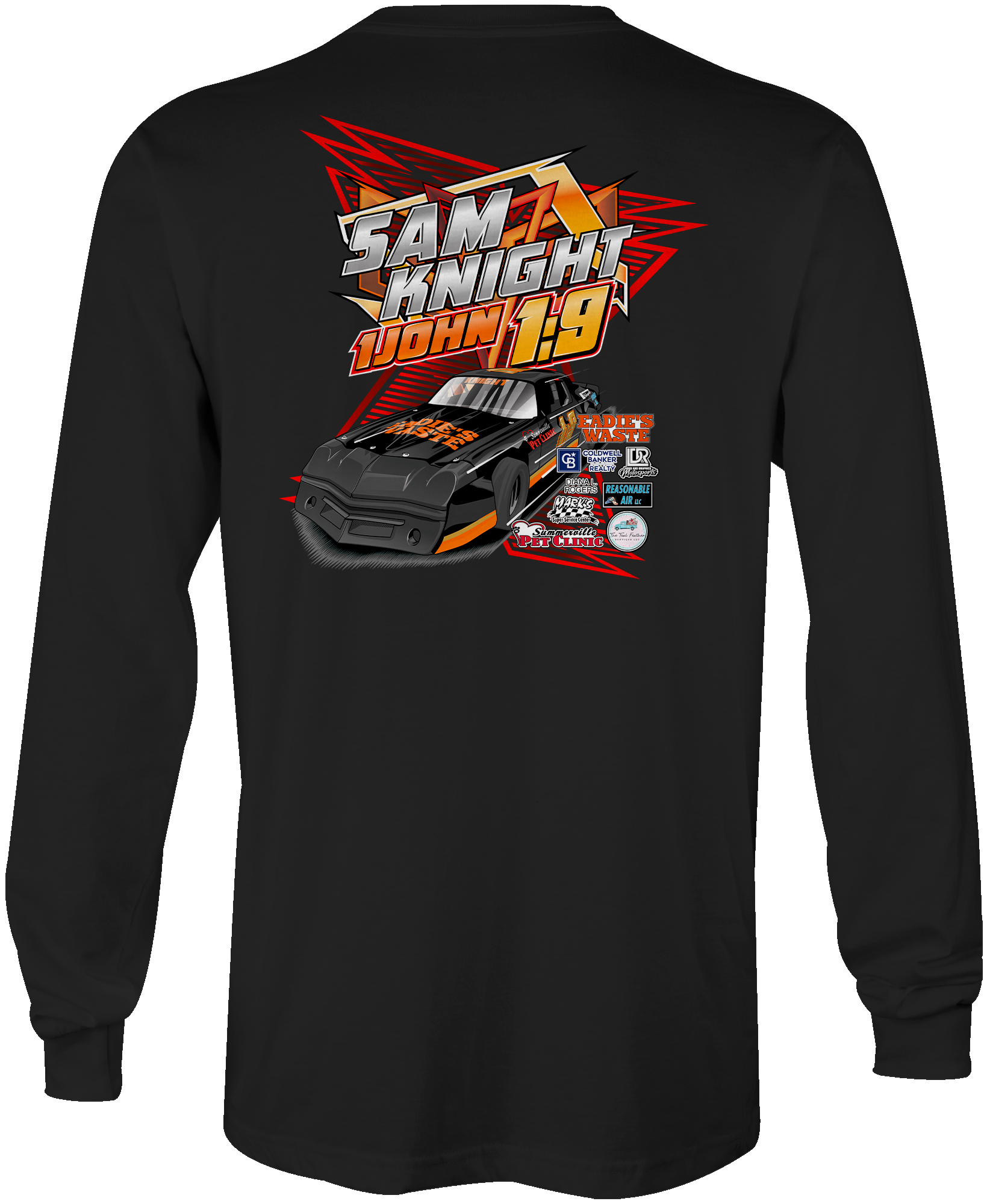 Sam Knight Long Sleeves – Black Acid Apparel