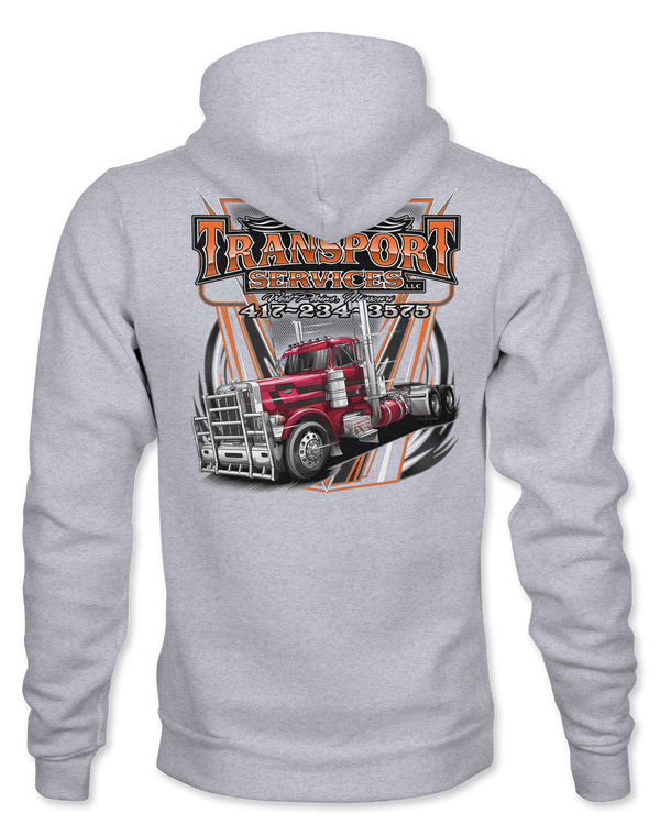 S&S Transport Hoodies - Black Acid Apparel