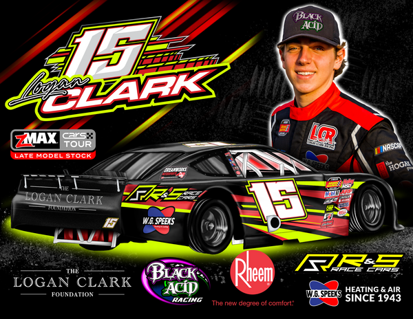 Logan Clark Signed Hero Card - Black Acid Apparel