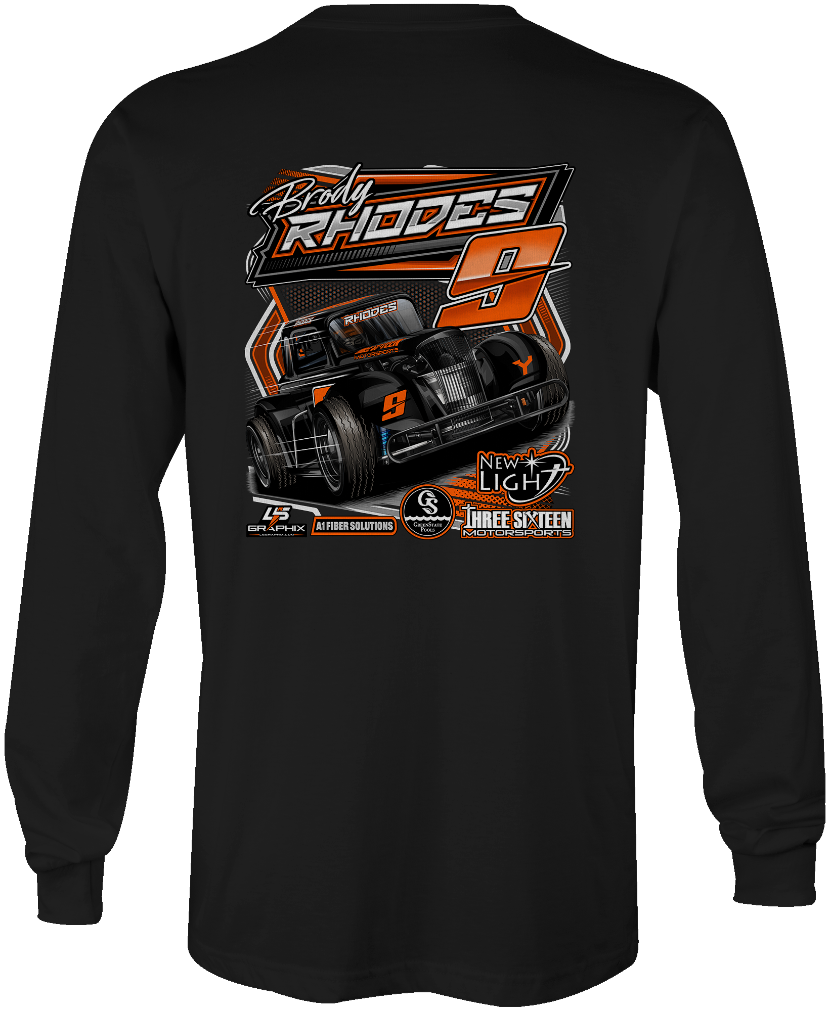 Brody Rhodes Long Sleeves – Black Acid Apparel