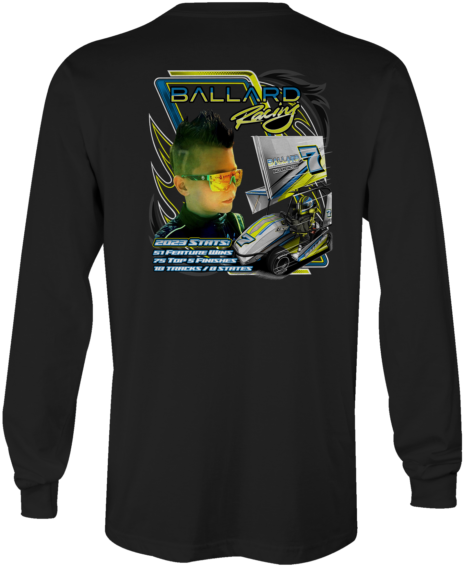 Ballard Racing - Black Acid Apparel