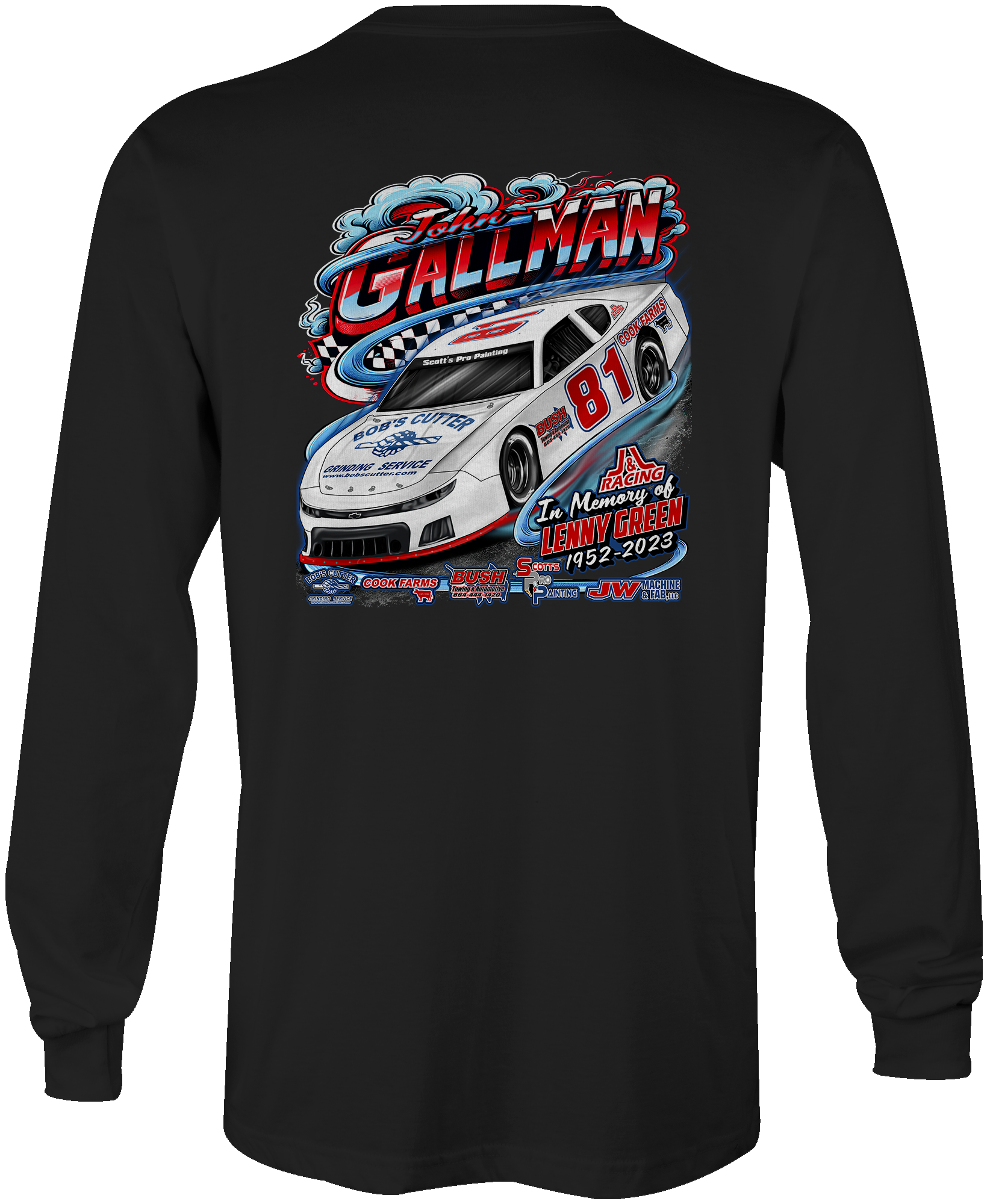 John Gallman Long Sleeves – Black Acid Apparel