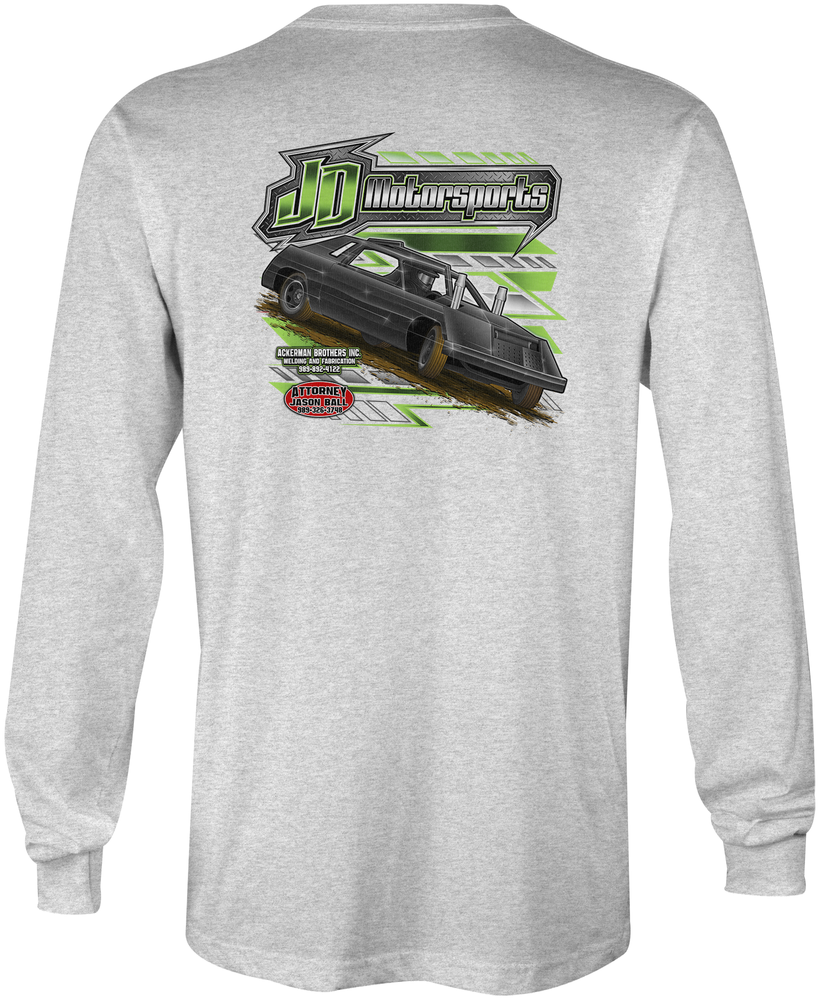 JD Motorsports Long Sleeves – Black Acid Apparel