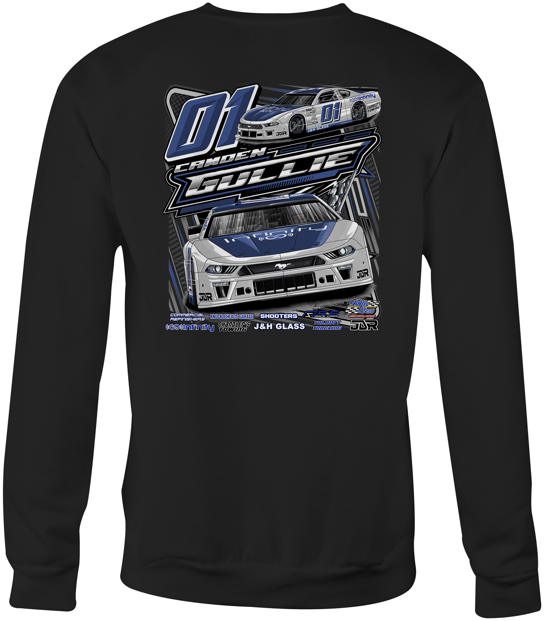 Camden Gullie Crewneck Sweatshirts – Black Acid Apparel