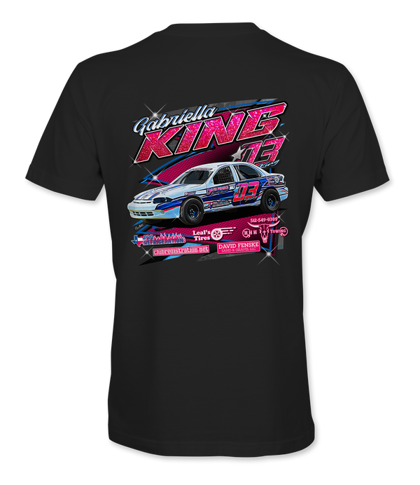 Gabi King T-Shirts - Black Acid Apparel
